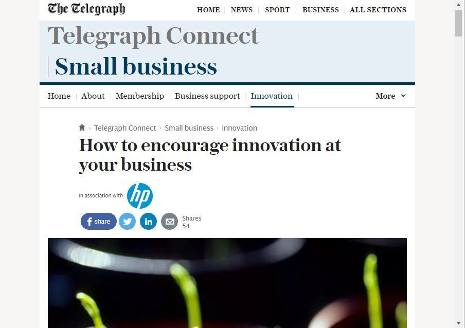 Peter Tuvey Talks Innovation with The Telegraph - Fleximize
